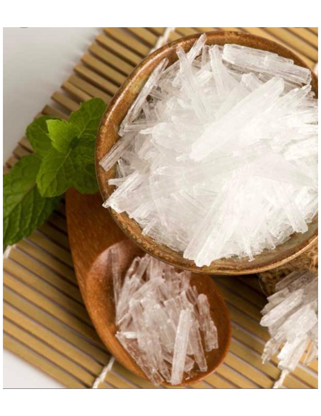 Cristaux de menthe authentique | Bienfaits nombreux | 10g